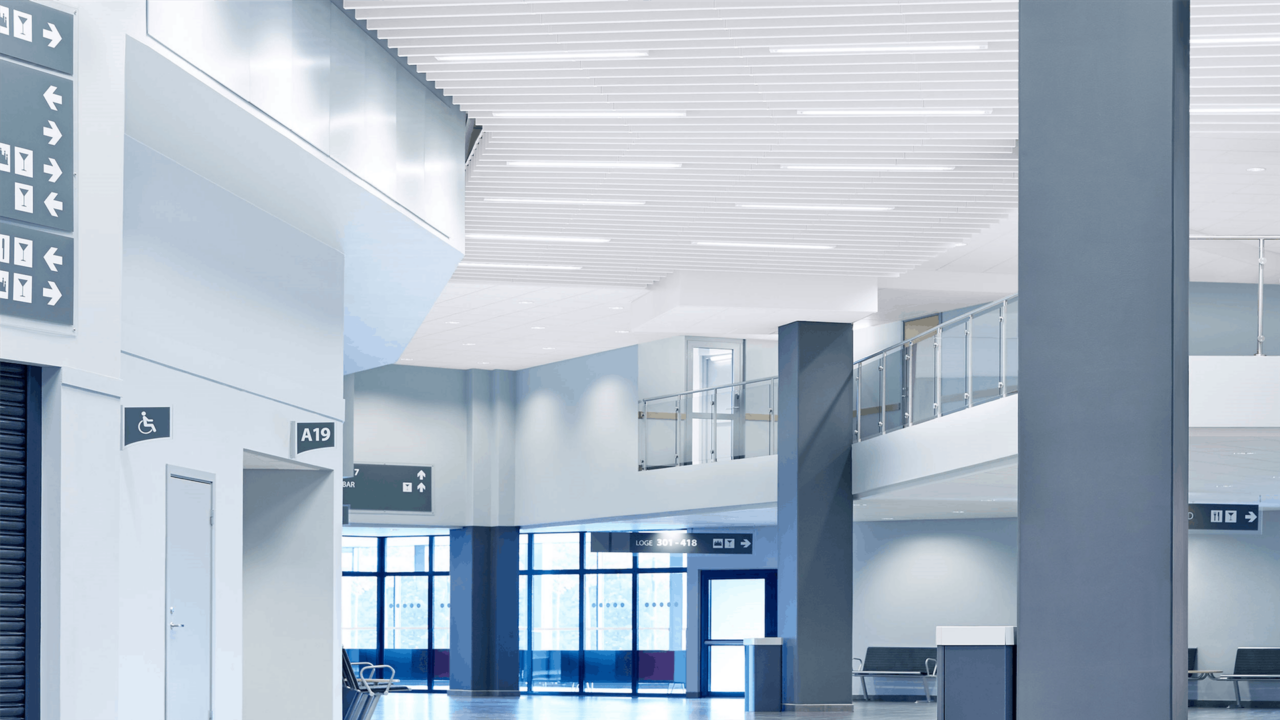 Rockfon Humitec Baffle | Grayking Interior Supply